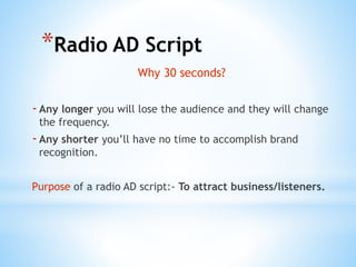 Radio kingsdale media gcse | PPT