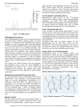 Radiolabeling methods for 5 fluorouracil (5-fu) with technetium-99m for ...