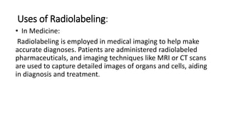RADIO LABELING PROCEDURE, PHARMACEUTICAL PROPERTIES OF CARDIAC,BRAIN ...