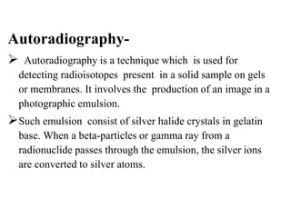 Radiolabeling technique | PPTX