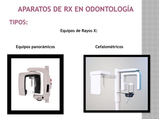 Tipos de Aparatos de rayos X bucal y películas | PPTX