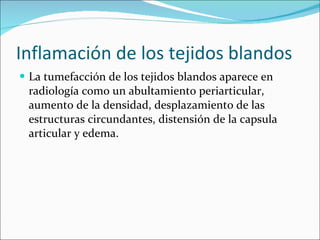 Radiologia en reumatologia | PPT