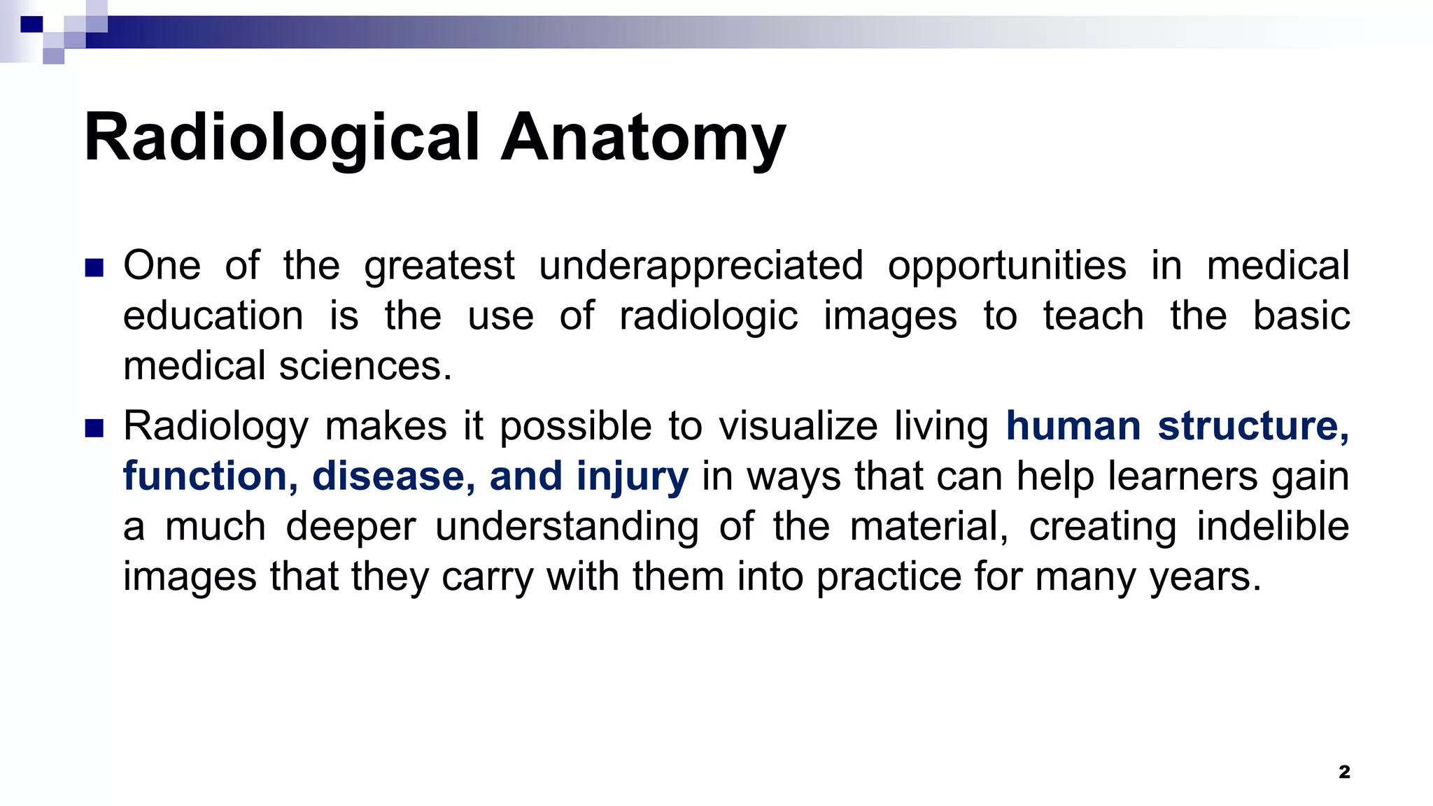 Radiological anatomy | PPT