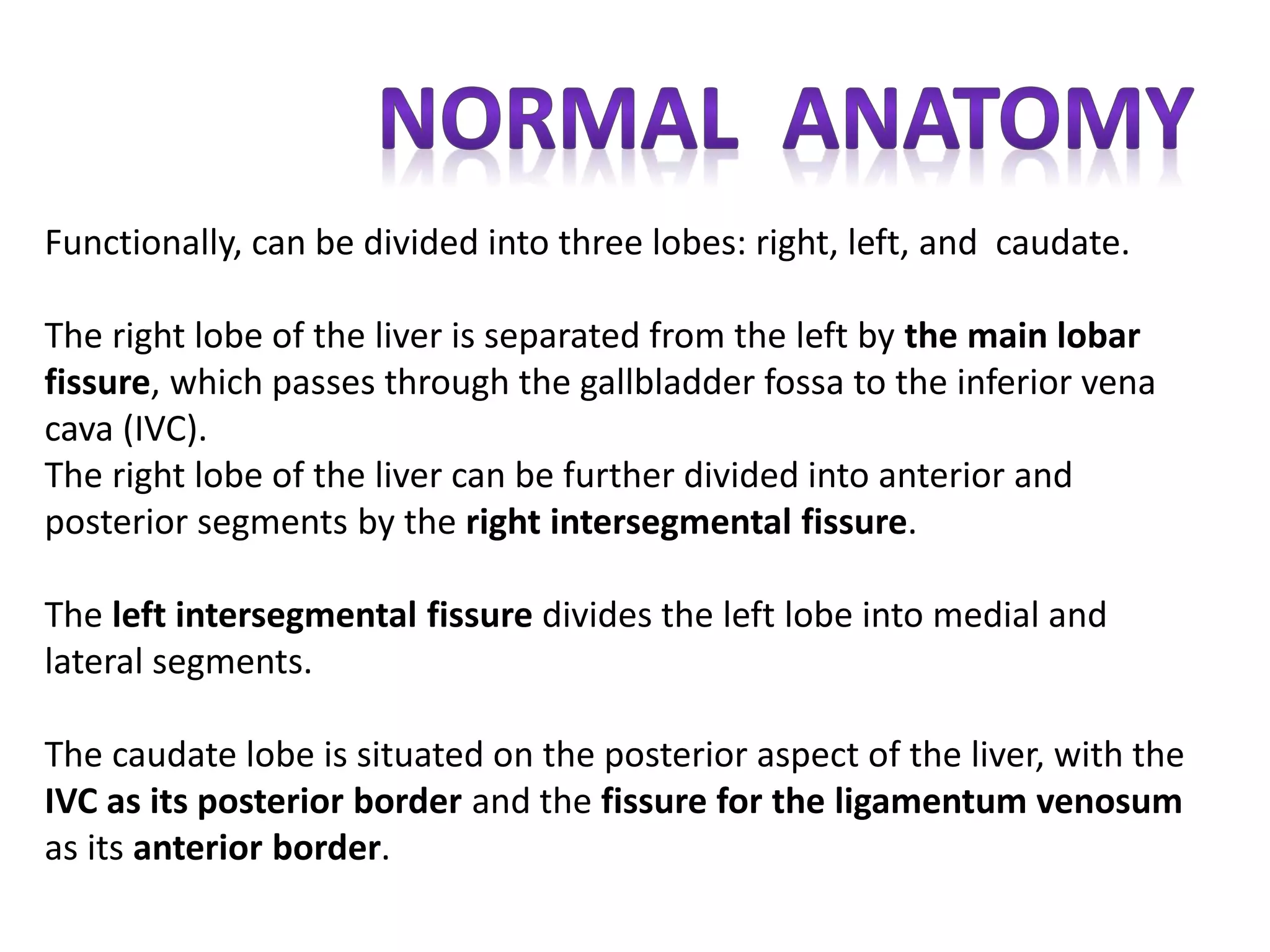 Segmental Anatomy of Liver and its Radiological Correlation | PPTX