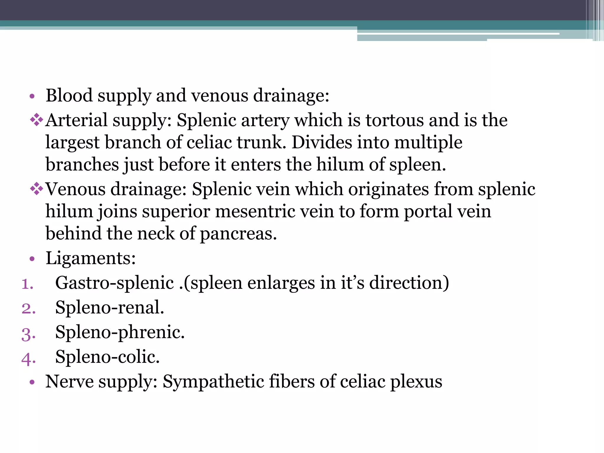 Radiological anatomy of pancreas and spleen | PPTX