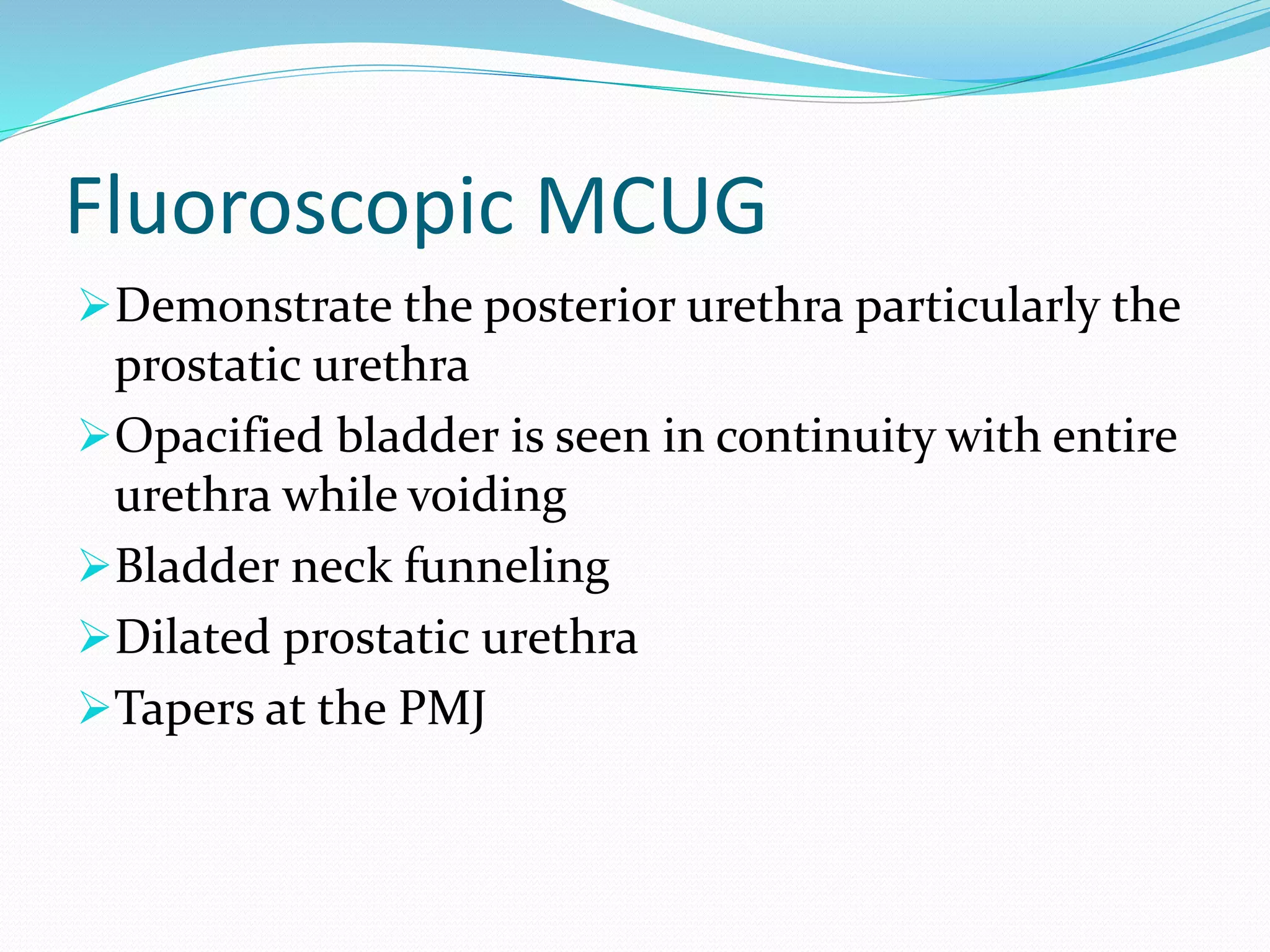 Radiological anatomy of the male urethra and techniques of imaging | PPTX