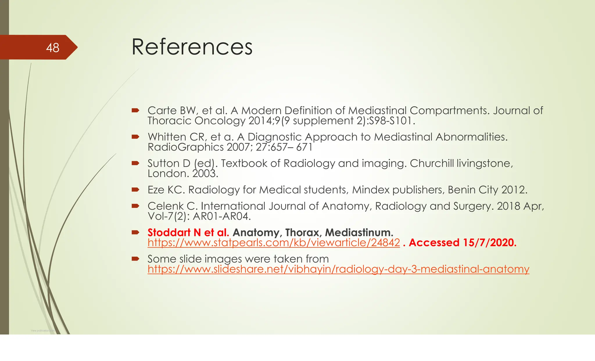 RADIOLOGICAL ANATOMY OF THE MEDIASTINUM.PDF
