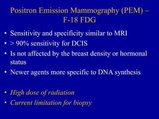 Radiological approach for malignant breast lesions | PPTX
