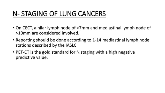 Radiological approach to lung neoplasms | PPTX