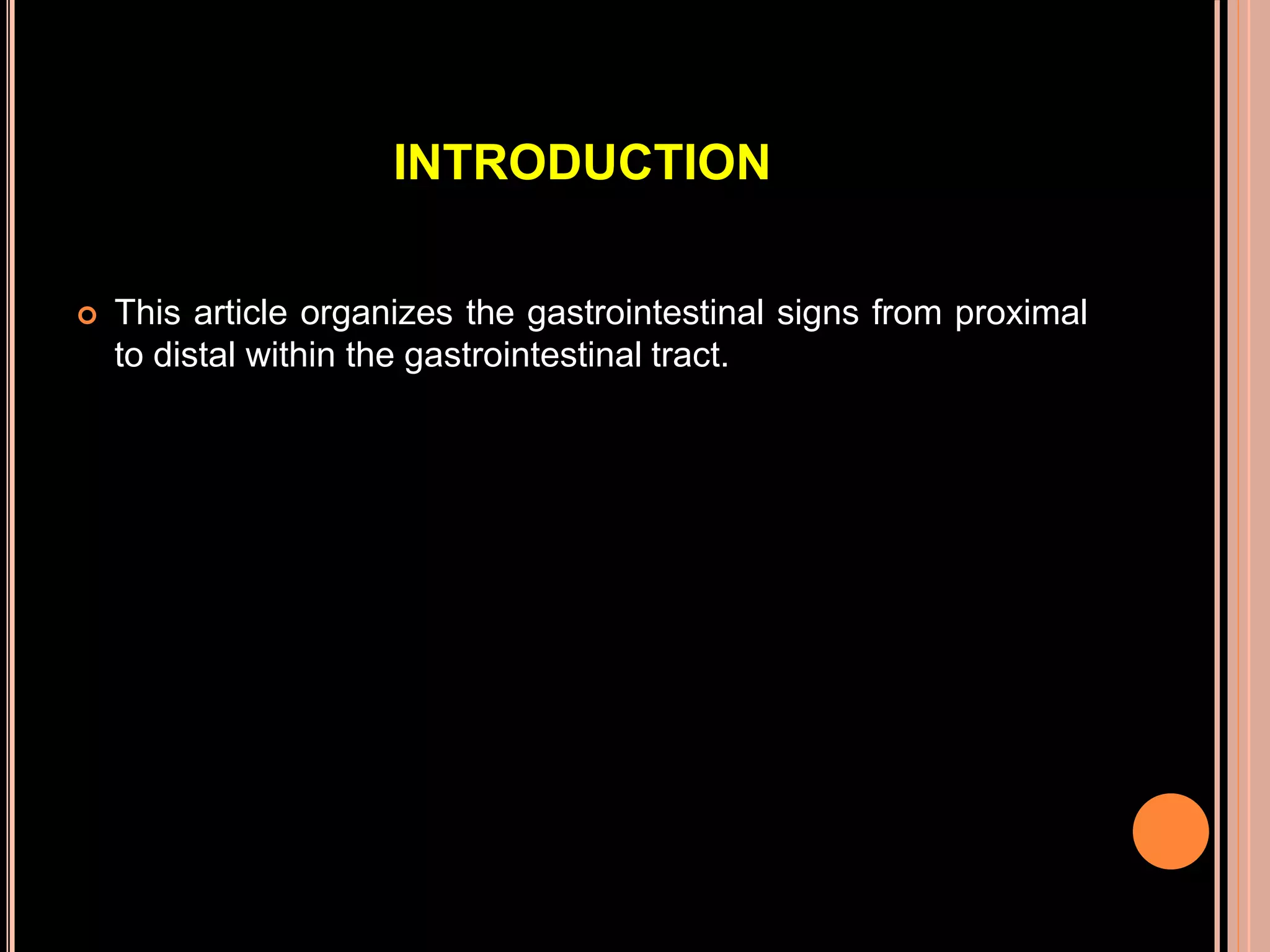 Radiology ----Classical Signs in GIT Dr. Muhammad Bin Zulfiqar | PPTX