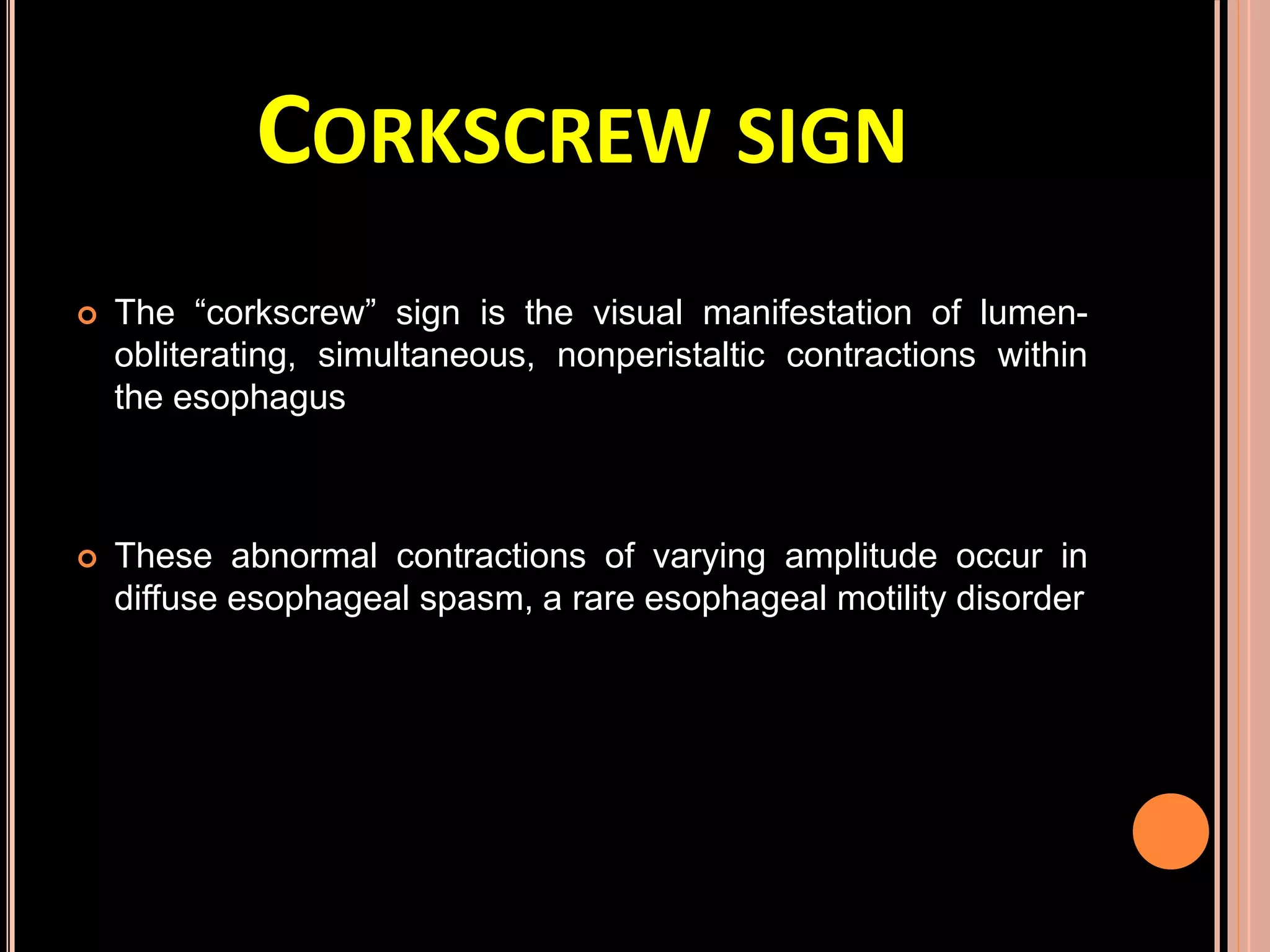 Radiology ----Classical Signs in GIT Dr. Muhammad Bin Zulfiqar | PPTX