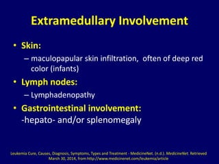 Radiological approach to leukemia | PPTX