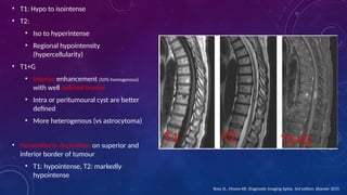 Radiological evaluation of spinal tumours | PPTX
