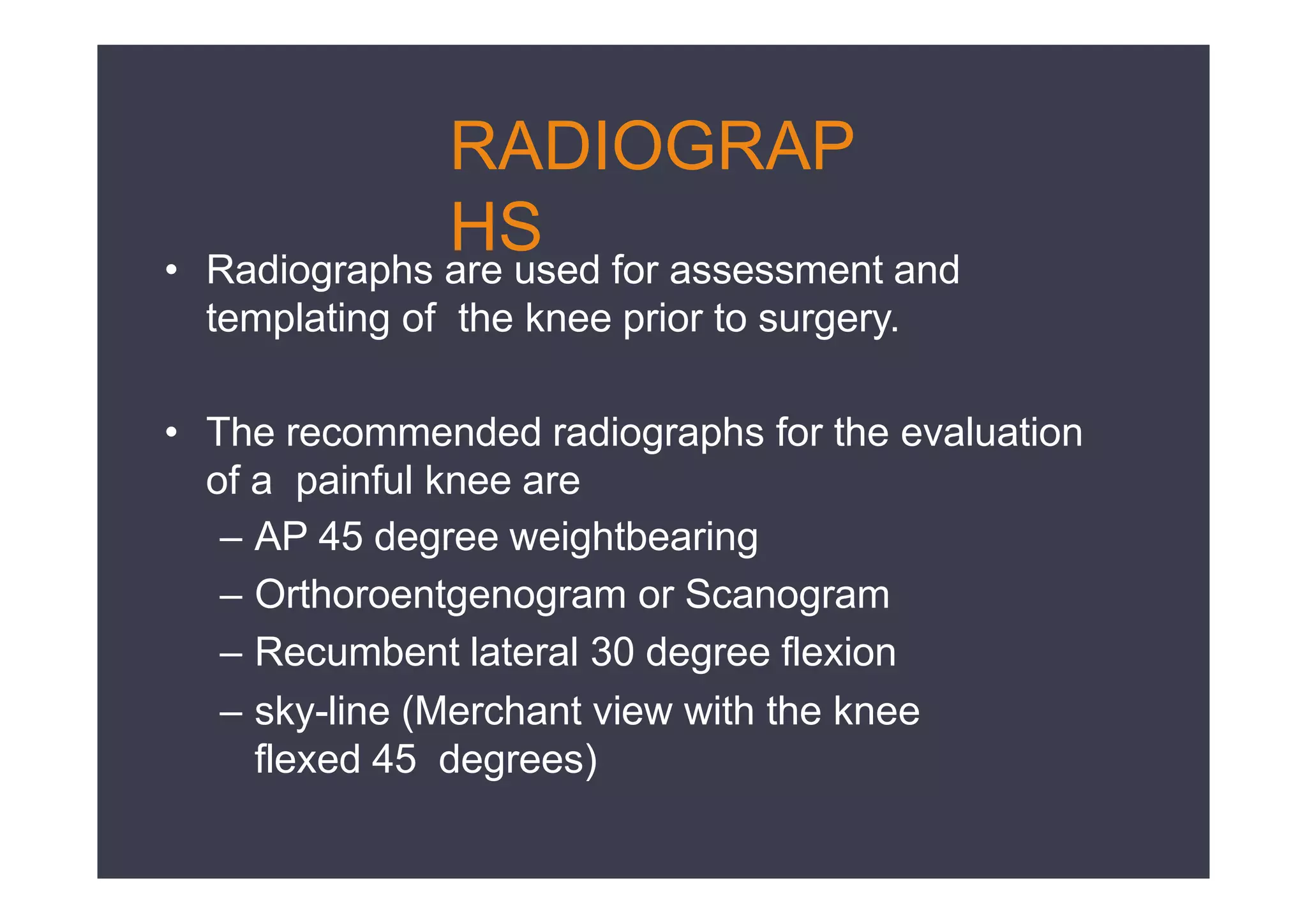 Radiological evaluation of TKR by Dr. D. P. Swami | PPTX