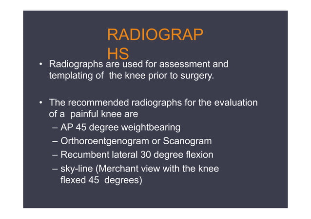 Radiological evaluation of TKR by Dr. D. P. Swami | PPTX
