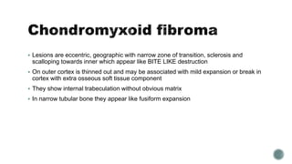 Radiological features in bone tumors | PPTX