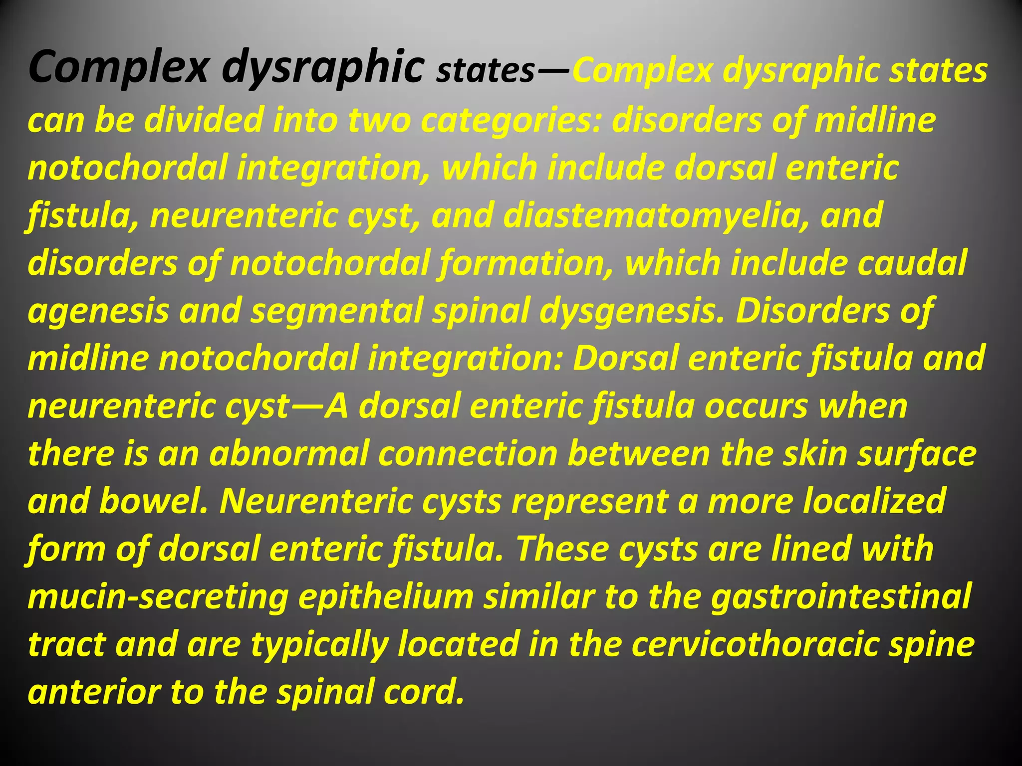 Radiological findings of congenital anomalies of the spine and spinal ...