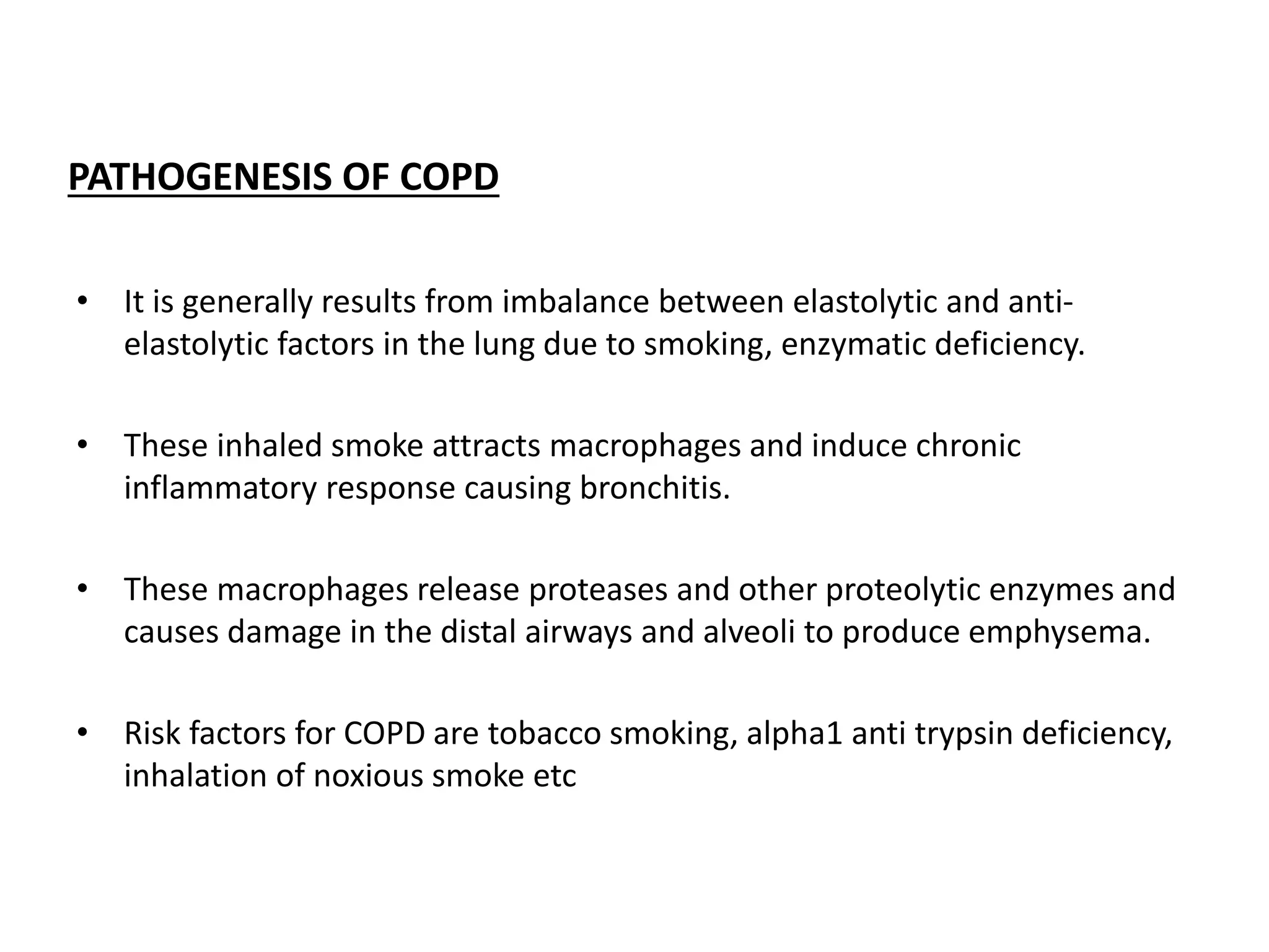 Radiological imaging of copd | PPTX