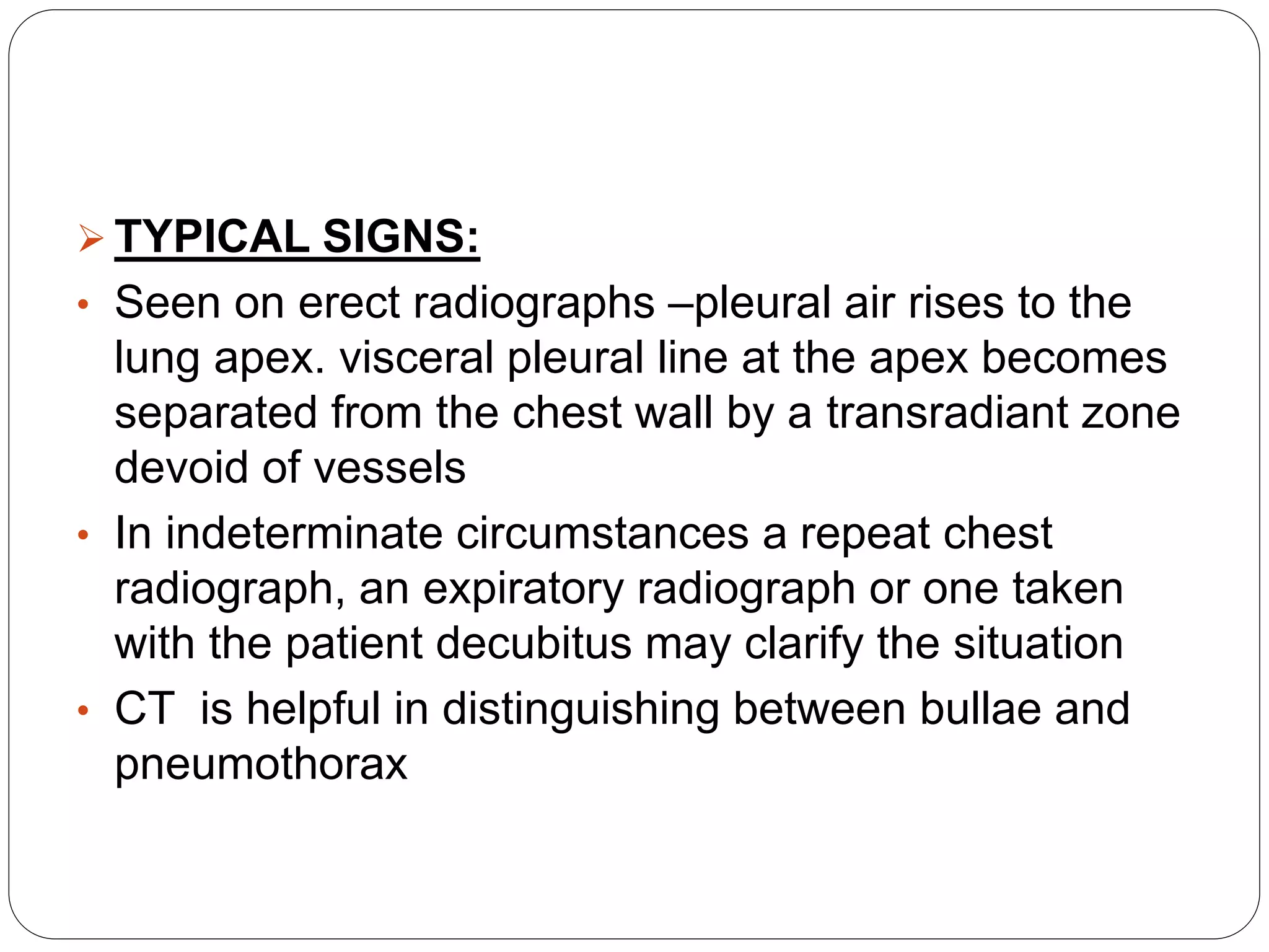 Radiological imaging of pleural diseases | PPTX