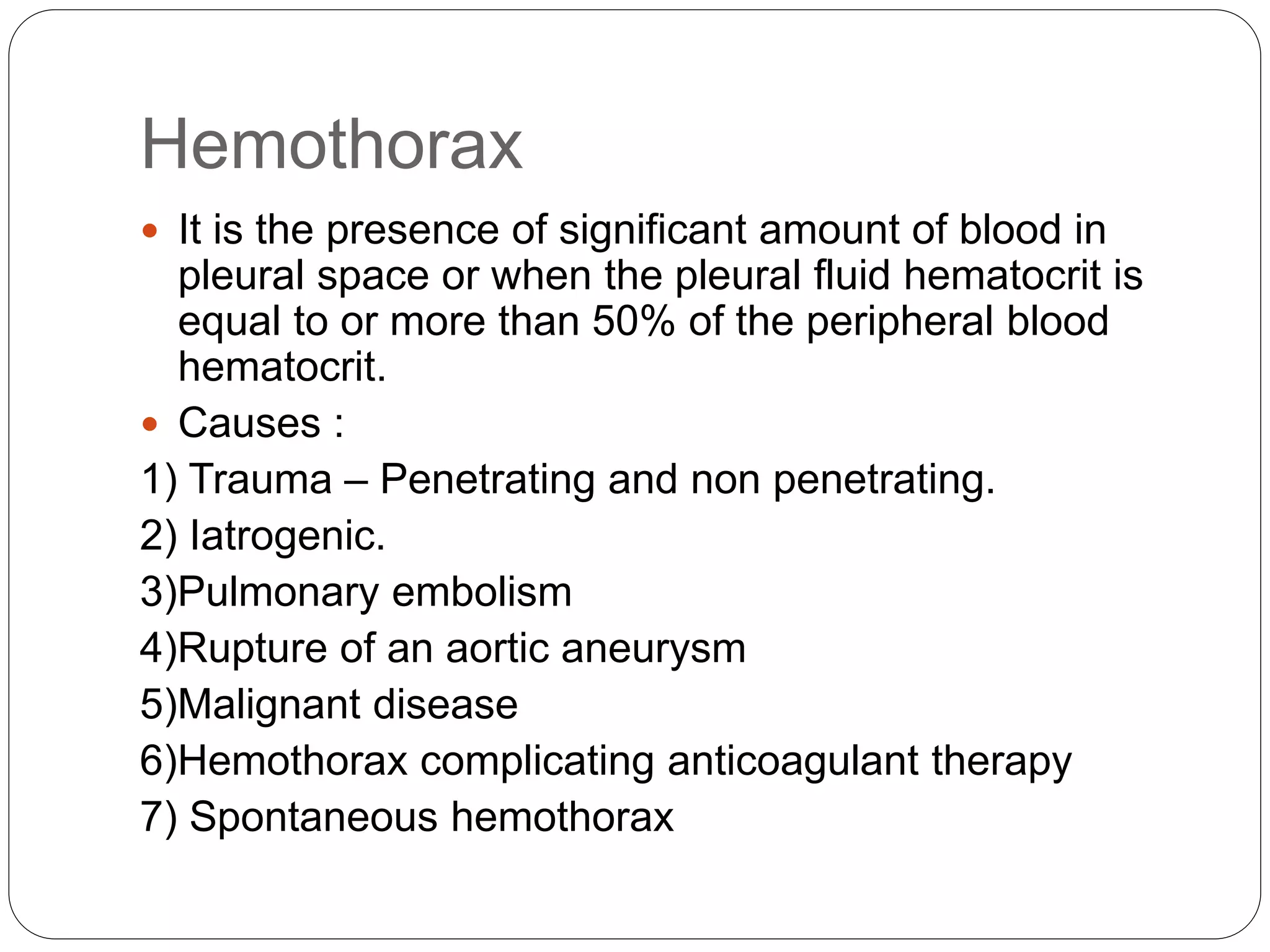 Radiological imaging of pleural diseases | PPTX