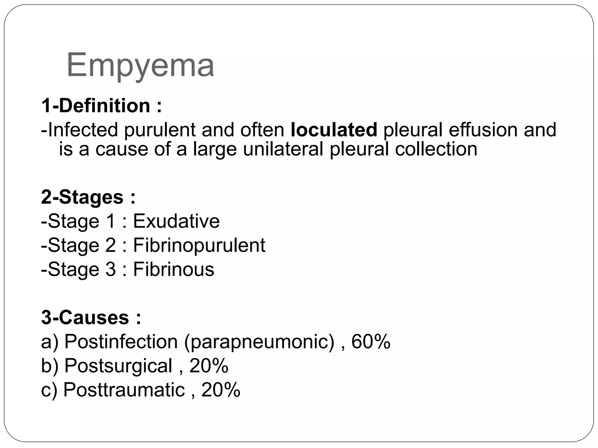 Radiological imaging of pleural diseases | PPTX