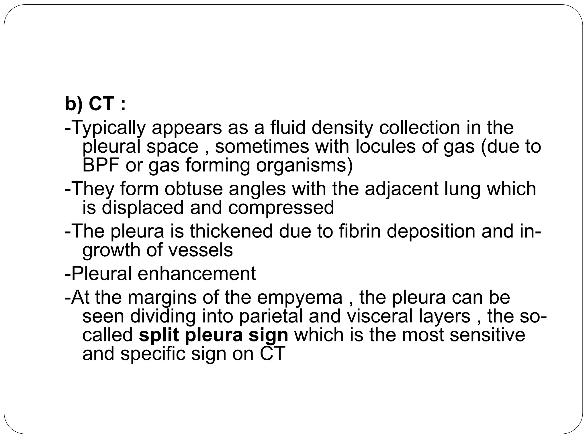 Radiological imaging of pleural diseases | PPTX