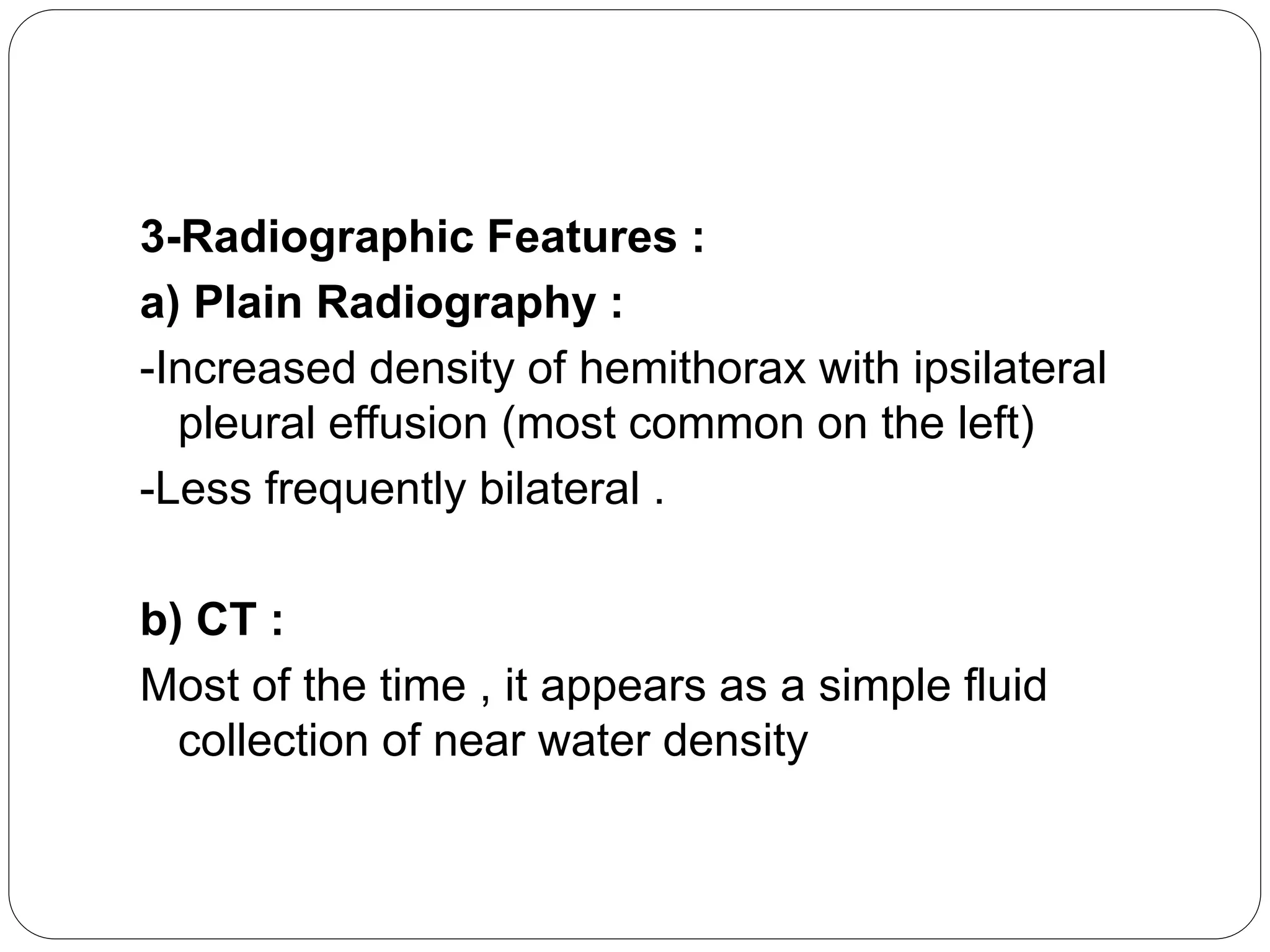 Radiological imaging of pleural diseases | PPTX