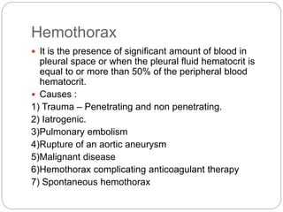 Radiological imaging of pleural diseases | PPTX