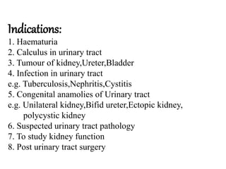 Radiological importance of intravenous pyelography | PPTX