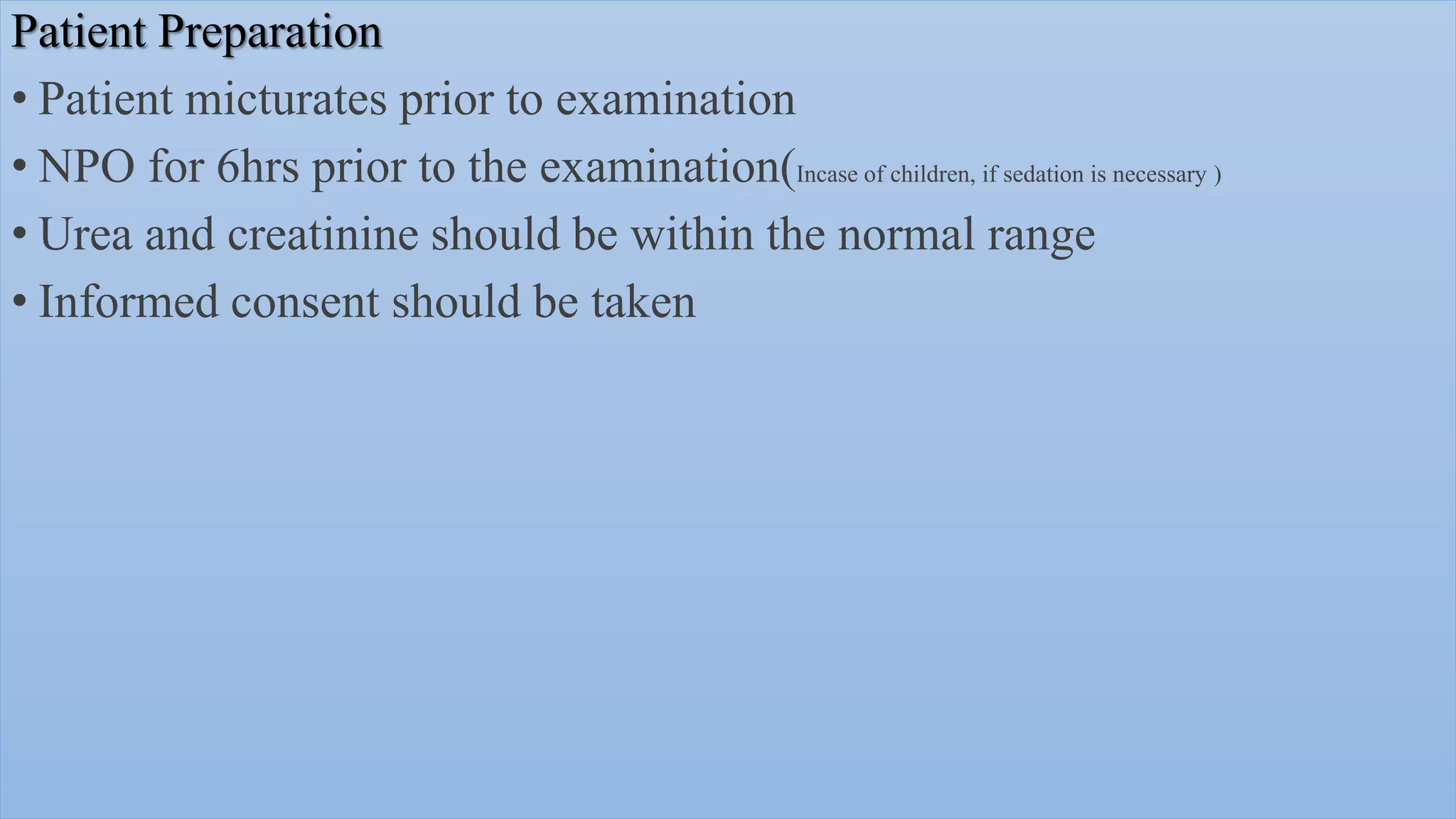 Radiological procedure of retrograde urethrography(rgu) and micturating ...