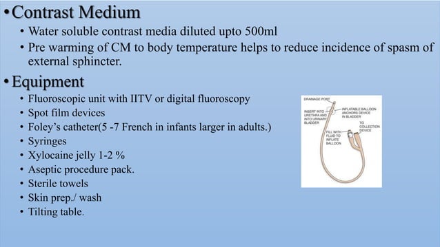 Radiological procedure of retrograde urethrography(rgu) and micturating ...