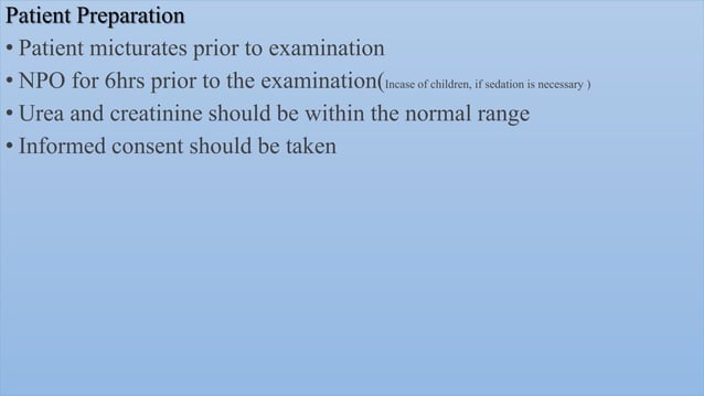 Radiological procedure of retrograde urethrography(rgu) and micturating ...