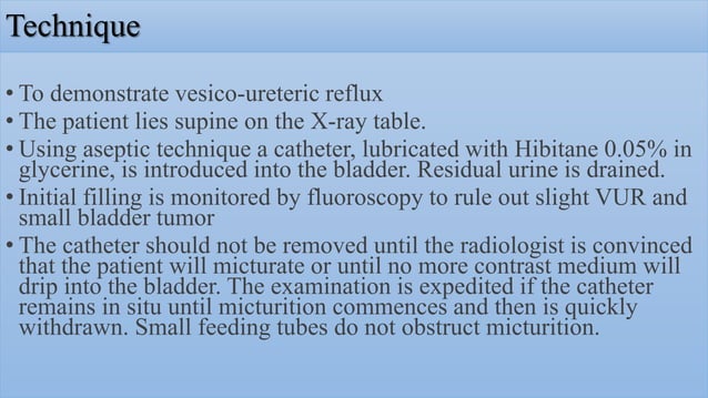 Radiological procedure of retrograde urethrography(rgu) and micturating ...