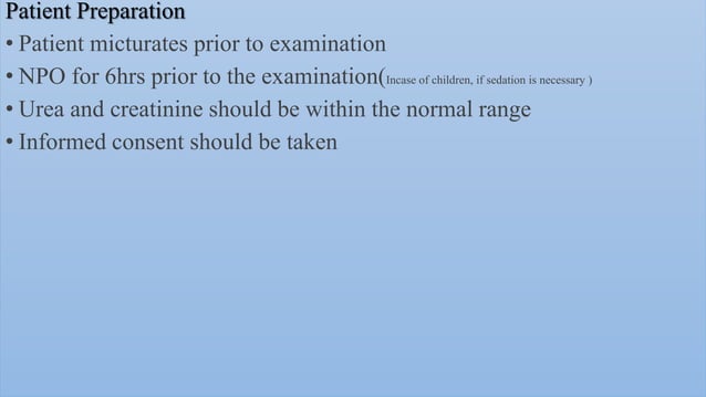 Radiological procedure of retrograde urethrography(rgu) and micturating ...