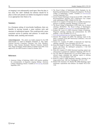 Radiological reporting | PDF