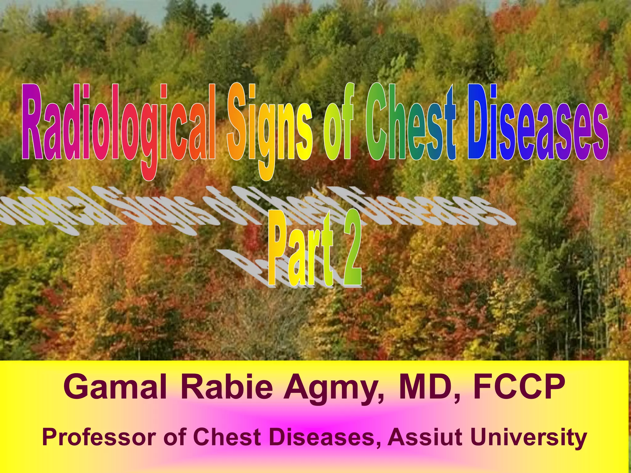 Radiological signs in chest medicine part 2 | PDF