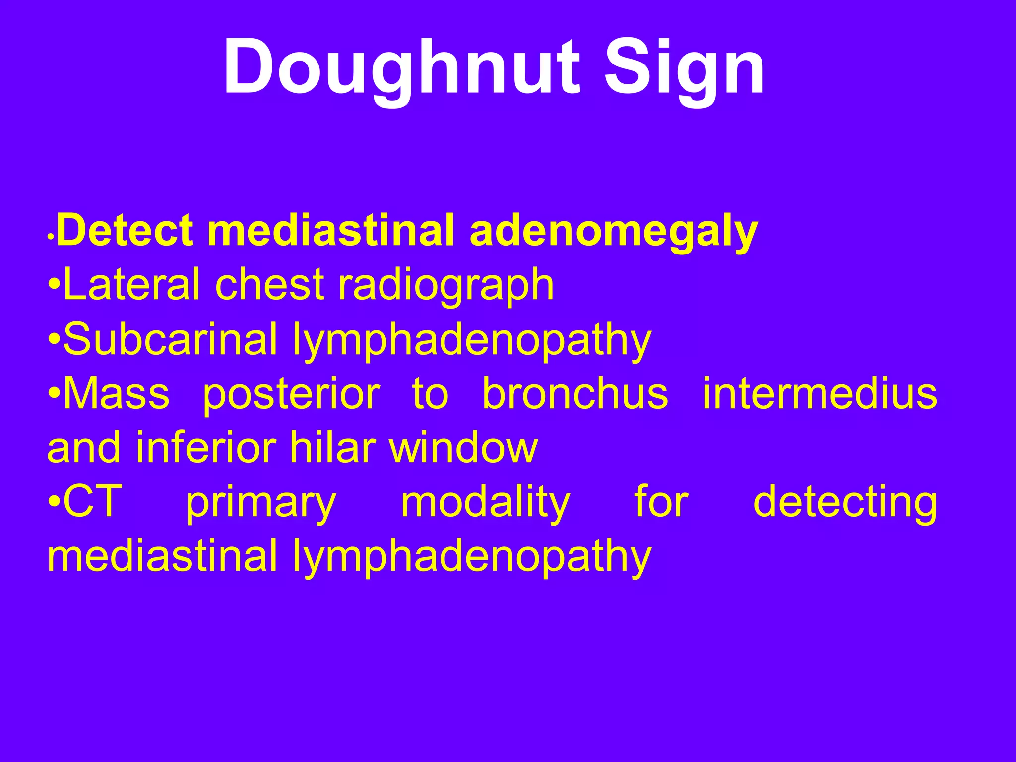 Radiological signs in chest medicine part 2 | PDF | Lung and ...