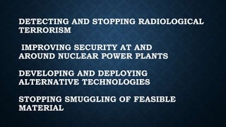 Radiological Terrorism | PPTX