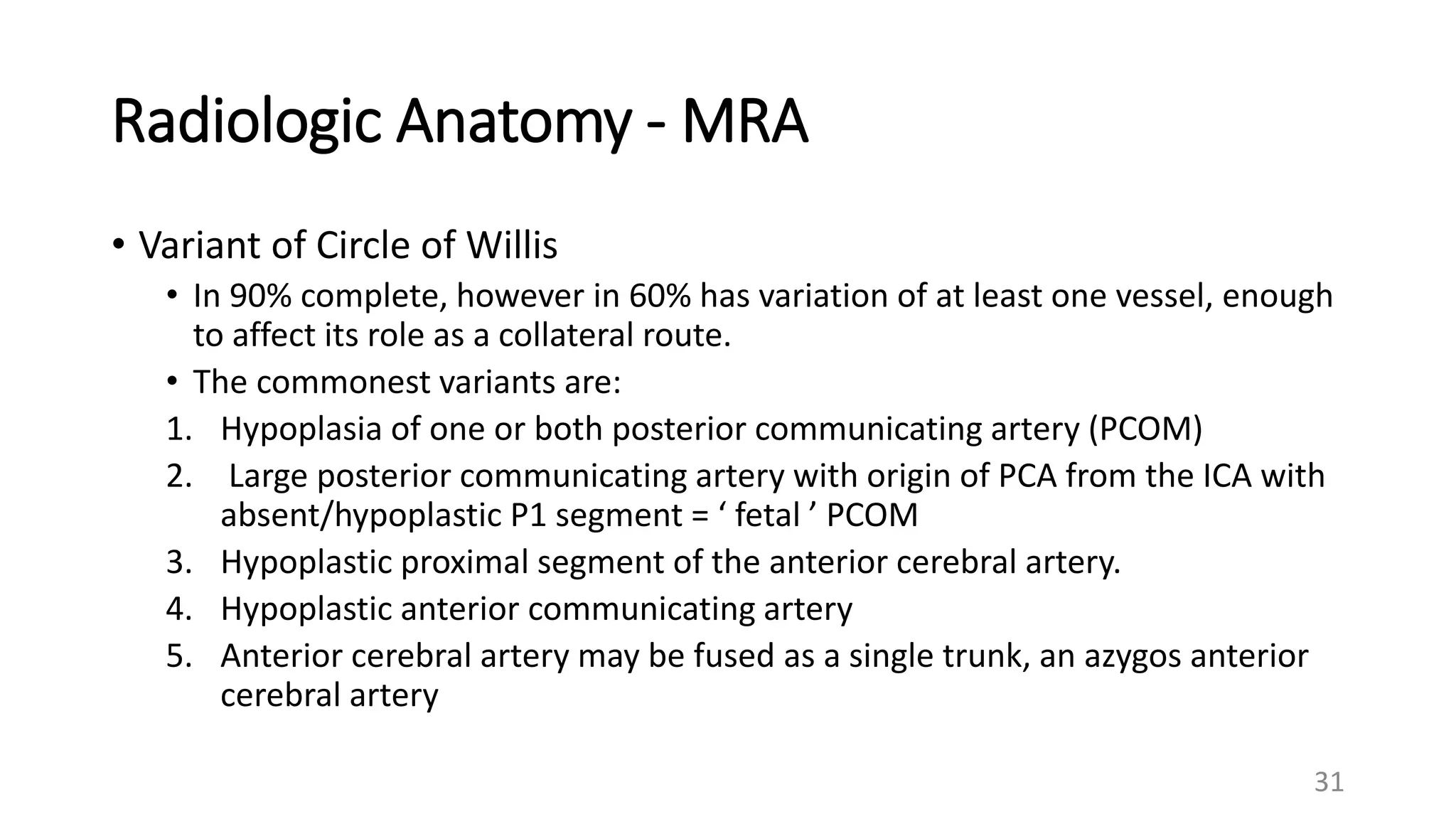Radiologic Anatomy of the Blood Supply to the Brain.pptx