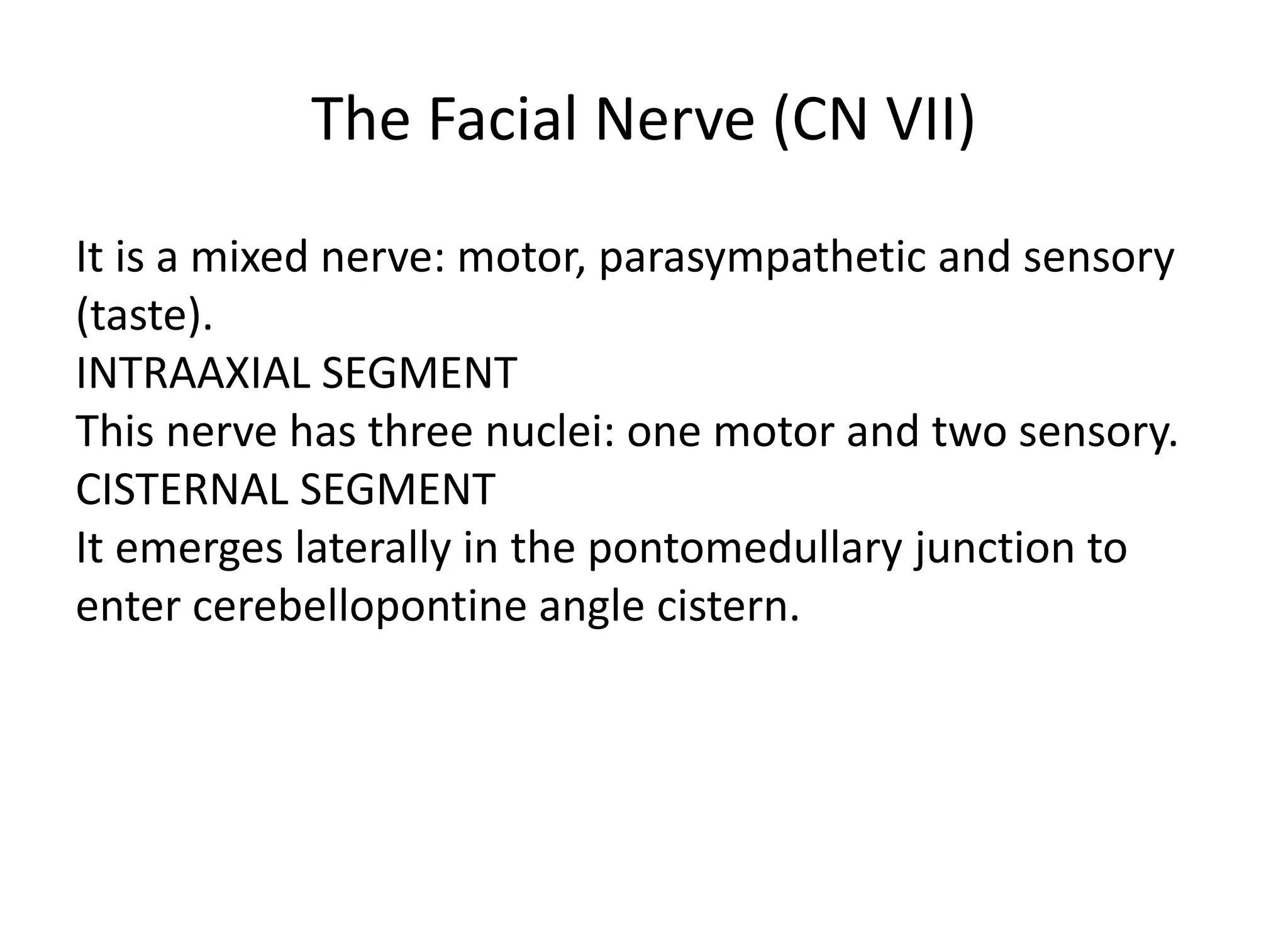 Radiologic anatomy of the cranial nerves | PPTX