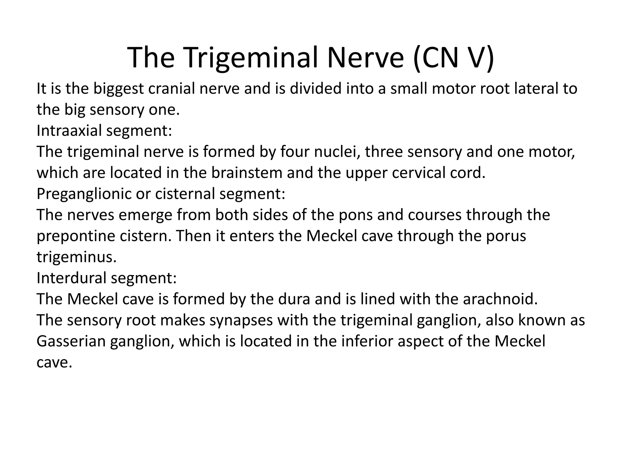 Radiologic anatomy of the cranial nerves | PPTX