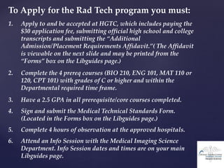 Radiologic Technology STEPS Session | PPT