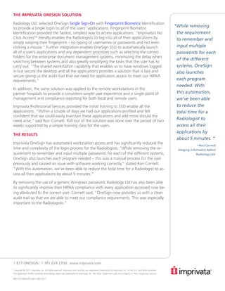 Radiology Ltd. Success Story | PDF | Operating Systems | Computer Software and Applications