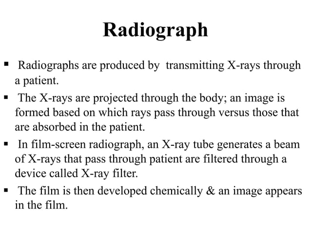 Radiology | PPT