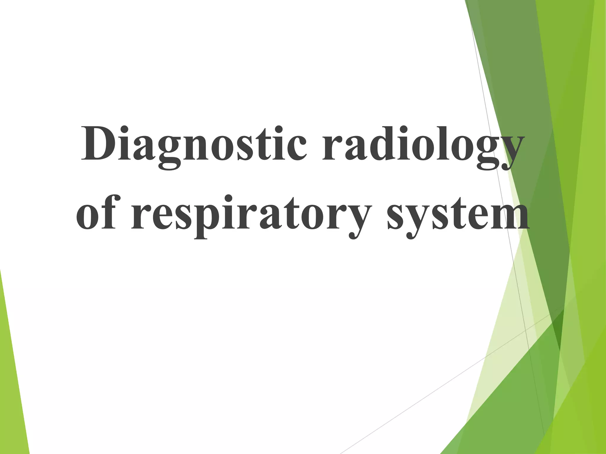 Complex clinical imaging of radiological system | PPT