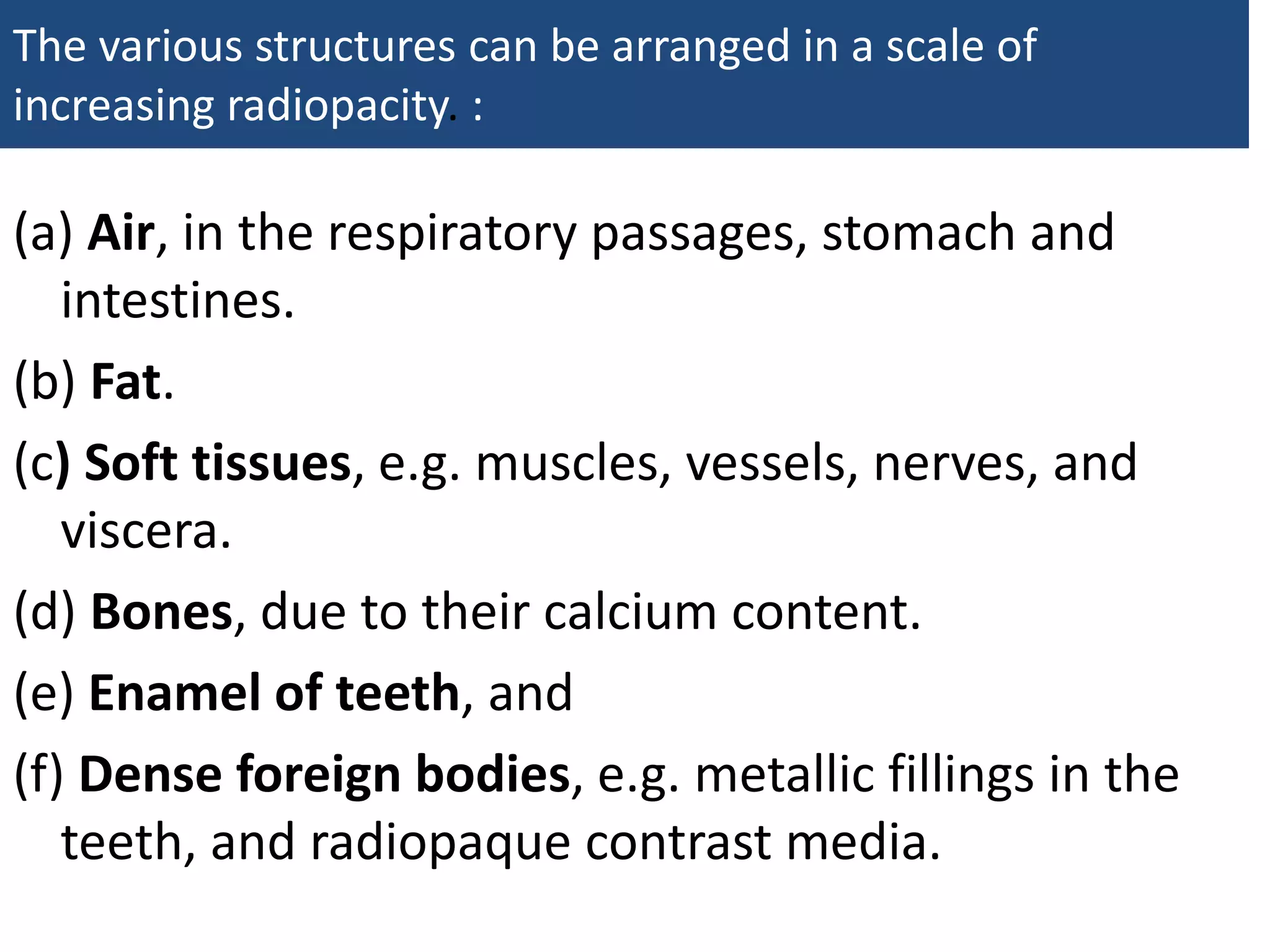 general Radiological anatomy | PPTX