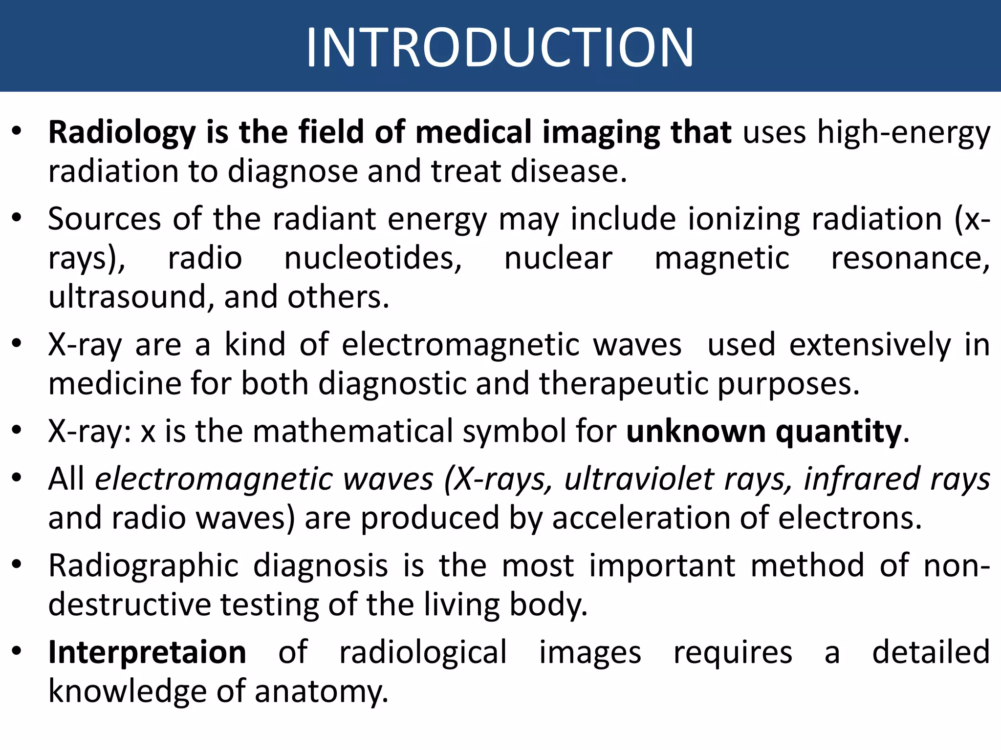 general Radiological anatomy | PPTX