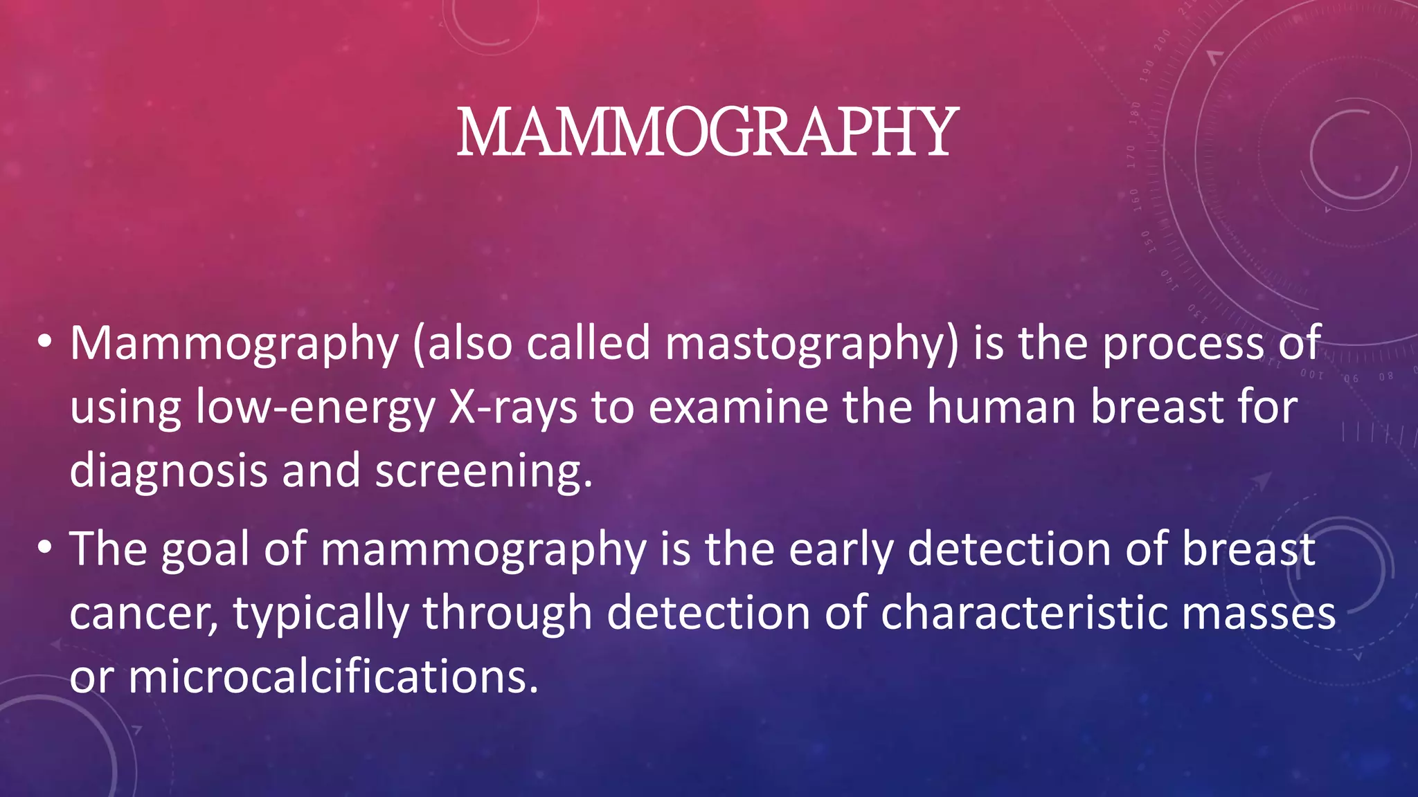 Radiology of reproductive system and breast | PPT