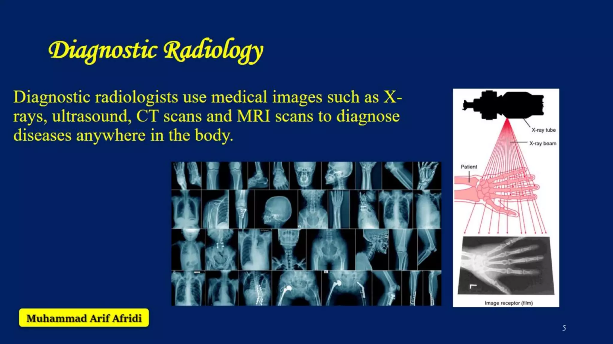 Radiology and medical imaging | PPTX