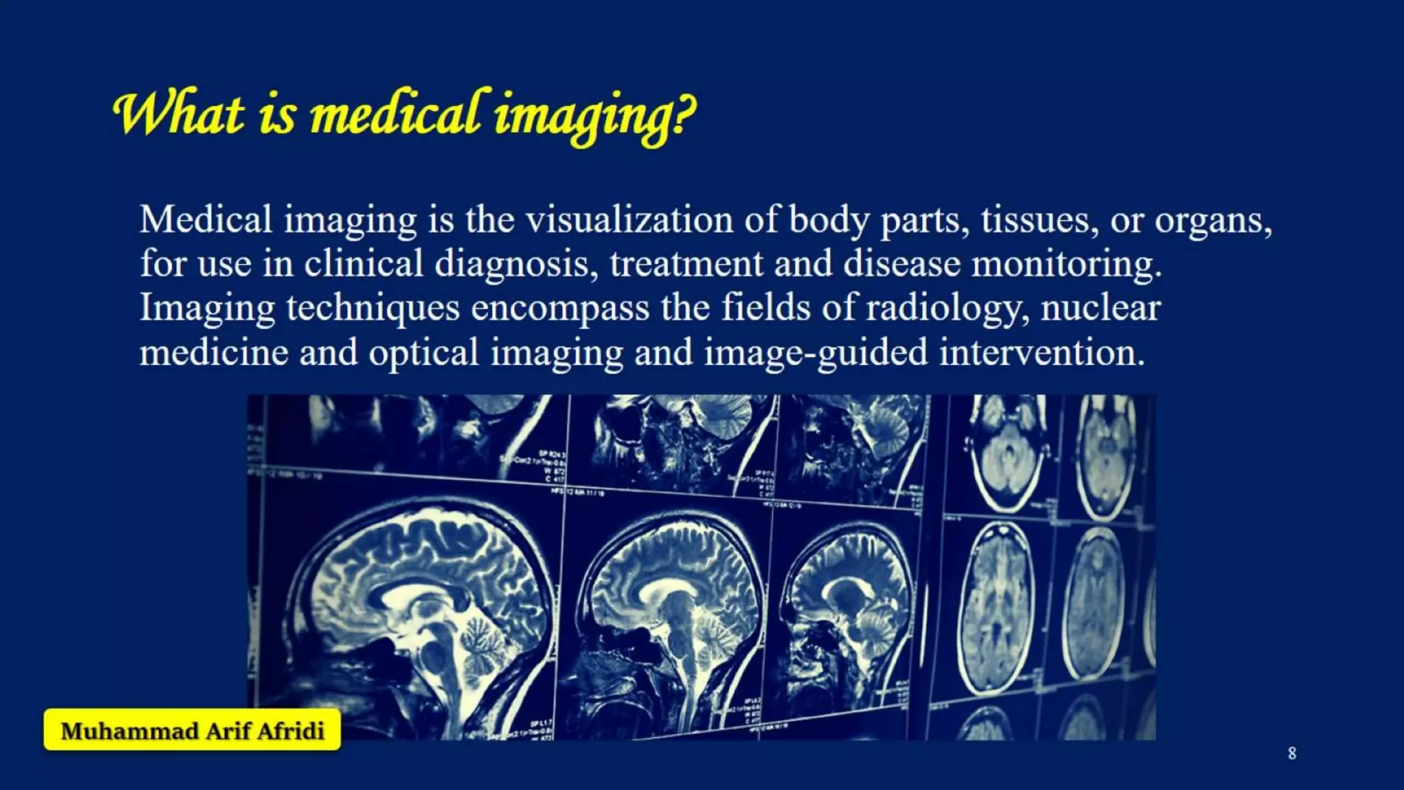 Radiology and medical imaging | PPTX